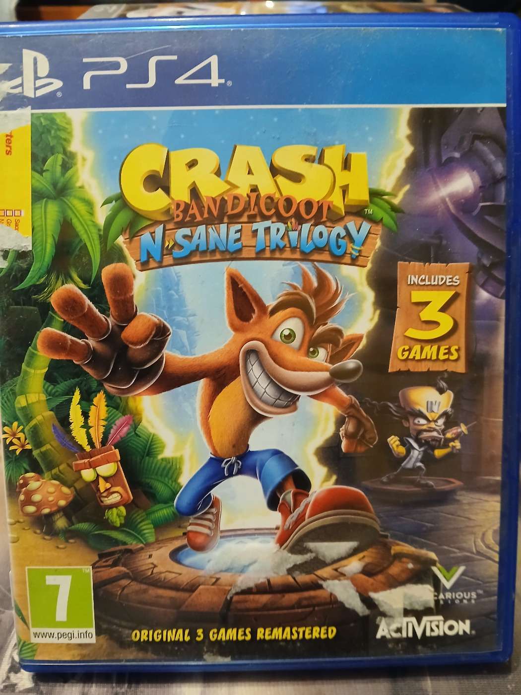Ps4-155 Ps4 Eredeti Játék : Crash Bandicoot Nsane Trilogy ( karcmentes)