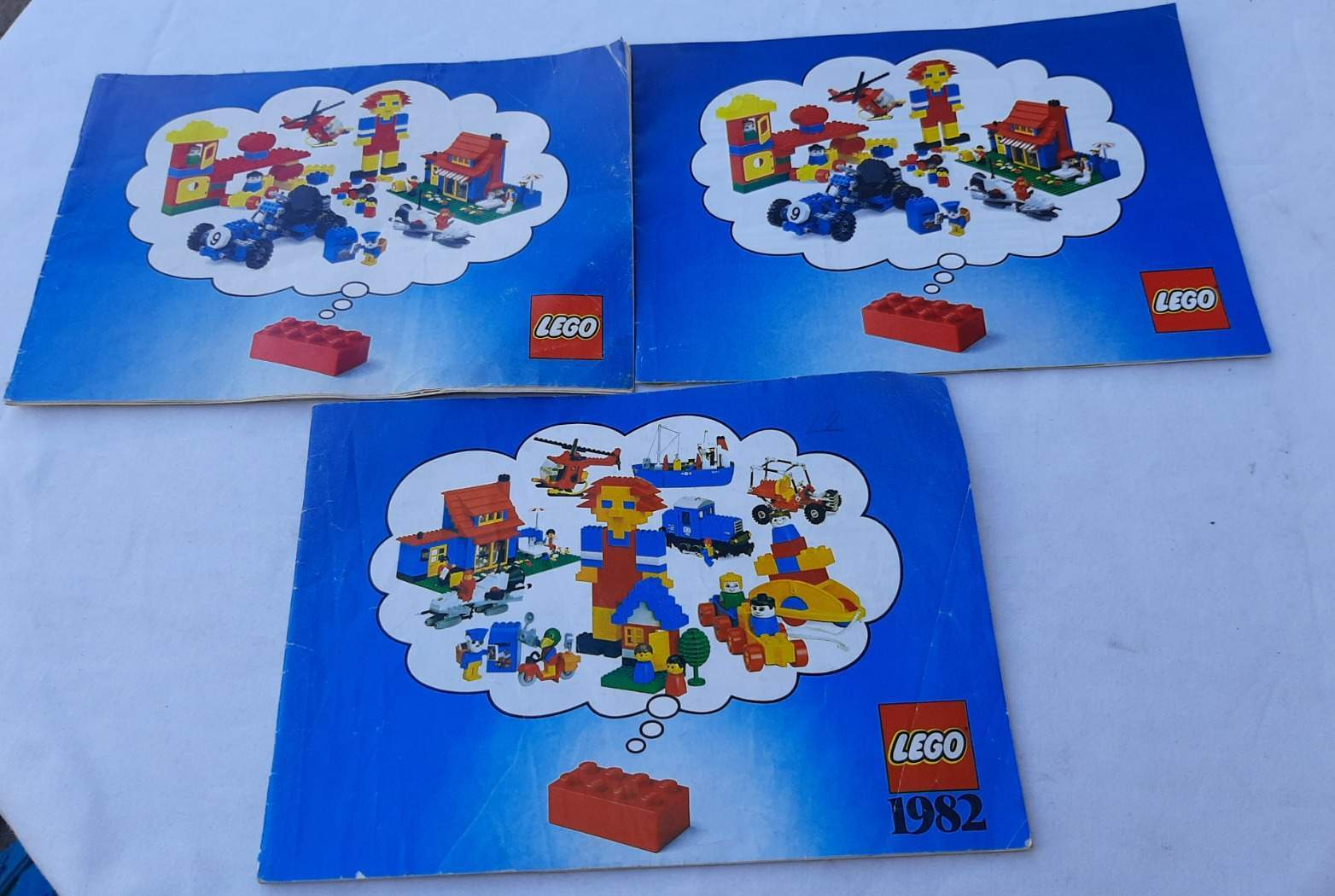 3db Lego System Legoland katalógus 1982 - különböző kiadás - egyben ...