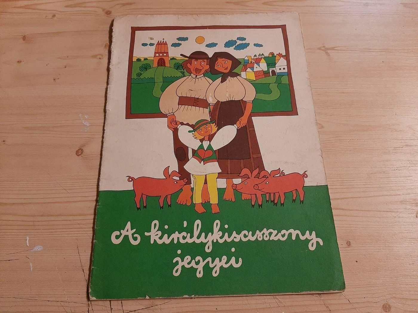 Magyar Népmesék A királykisasszony jegyei képes kifestő füzet könyv ...