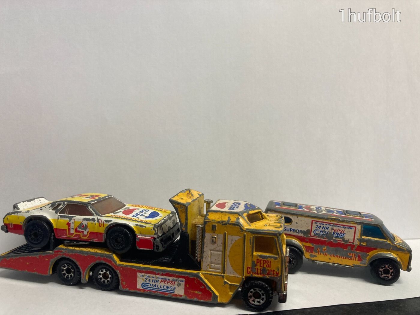 Matchbox Team Convoy - Kenworth Cabover Pepsi - 3 részes szett - kamion ...
