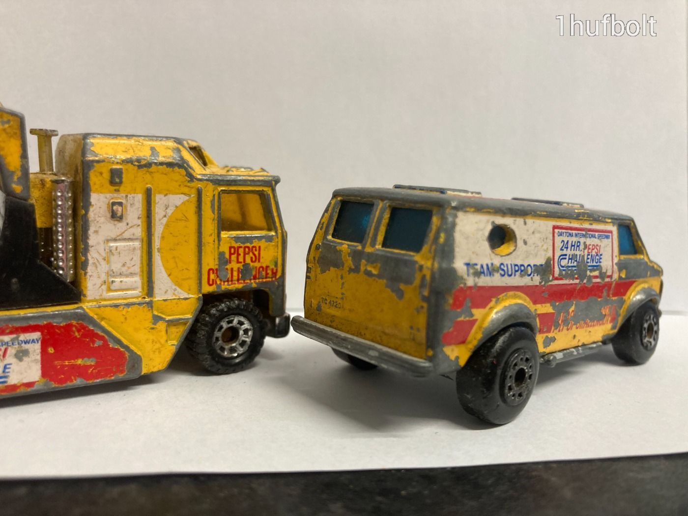Matchbox Team Convoy - Kenworth Cabover Pepsi - 3 részes szett - kamion ...