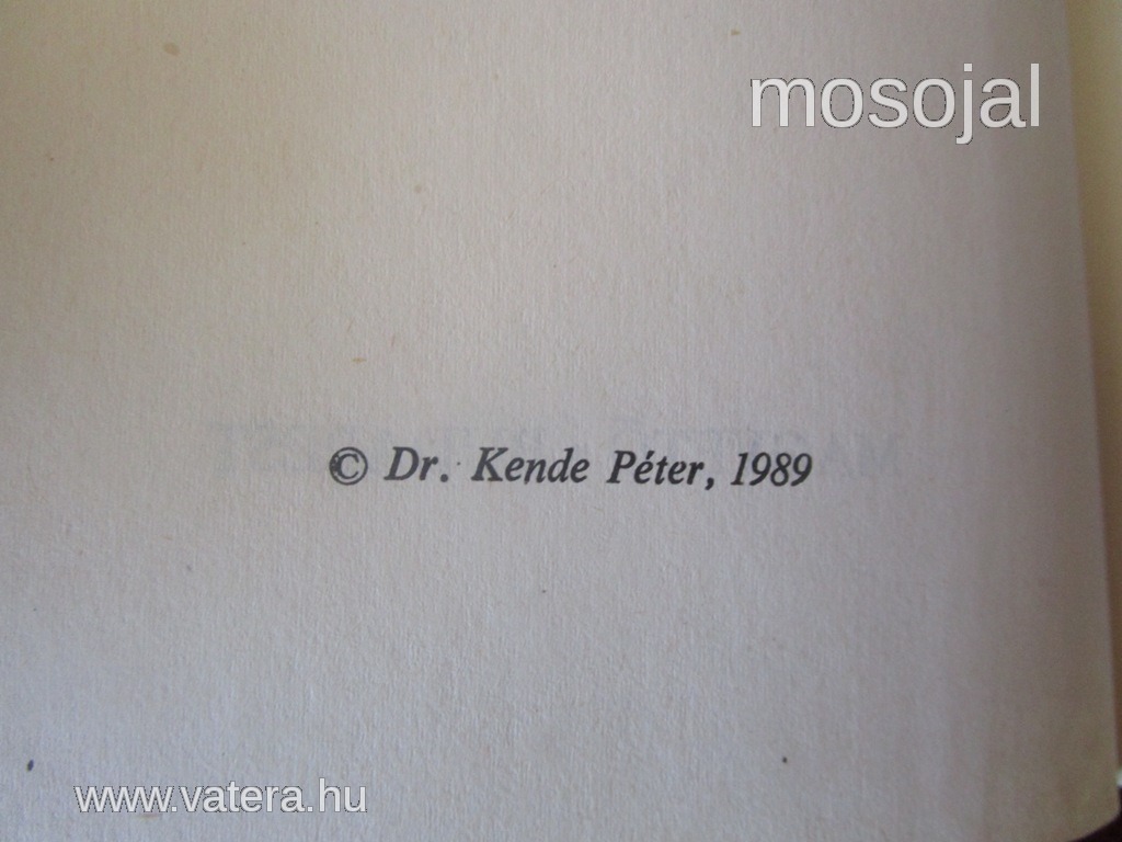 DR Kende Péter : Röpírat a zsidó kérdésről 1989 (meghosszabbítva ...