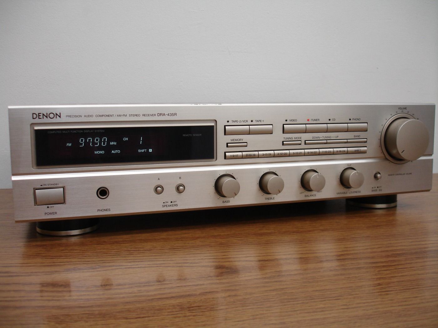 Denon DRA-435R Hifi sztereó rádió erősítő receiver 150W - Vatera.hu