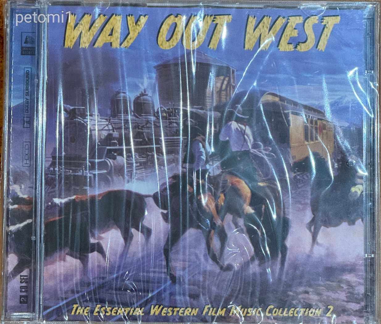 Way out West, western filmek zenéi - filmzene (CD) brit nyomás - celofános