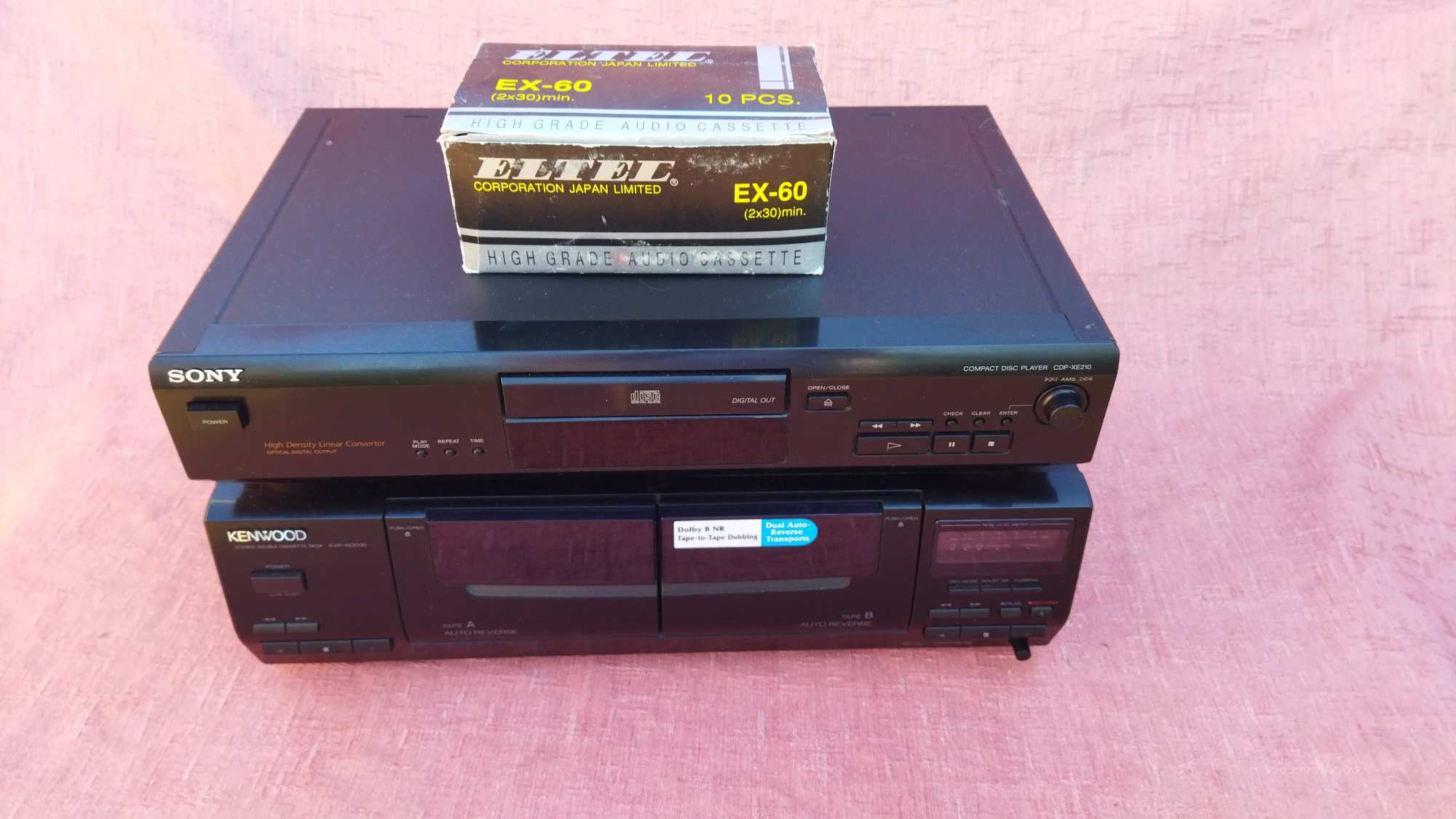 Kenwood magnó Sony Cd + 10 darab audió kazetta - Vatera.hu