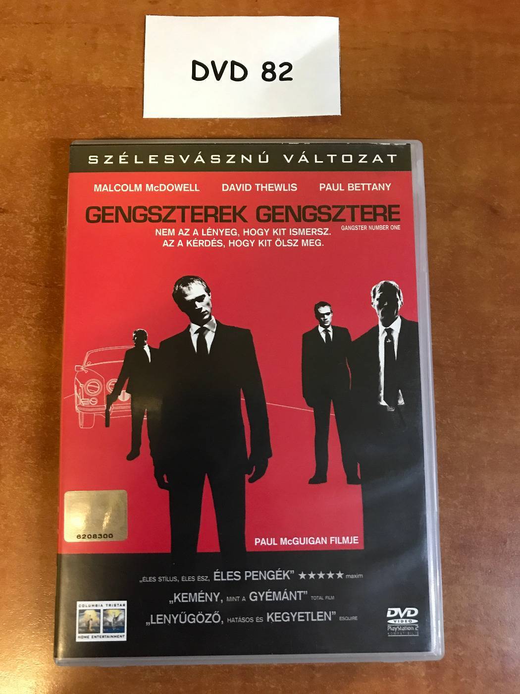 újszerű DVD 82 Gengszterek gengsztere - David Thewlis, Malcolm McDowell ...